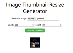 Image Thumbnail Resize Generator Convert any image into any image size ...
